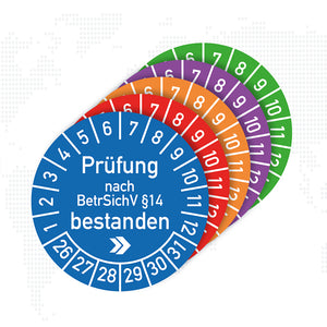 UVV Plaketten & Aufkleber – geprüft nach DGUV & BetrSichV